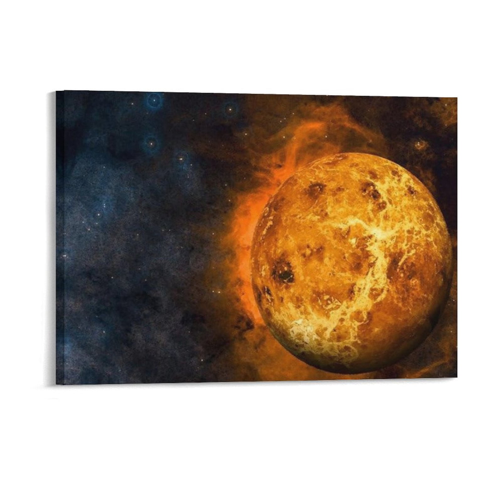 AEFER Astronomy Canvas Wall Art - Planet Venus in Solar System ...