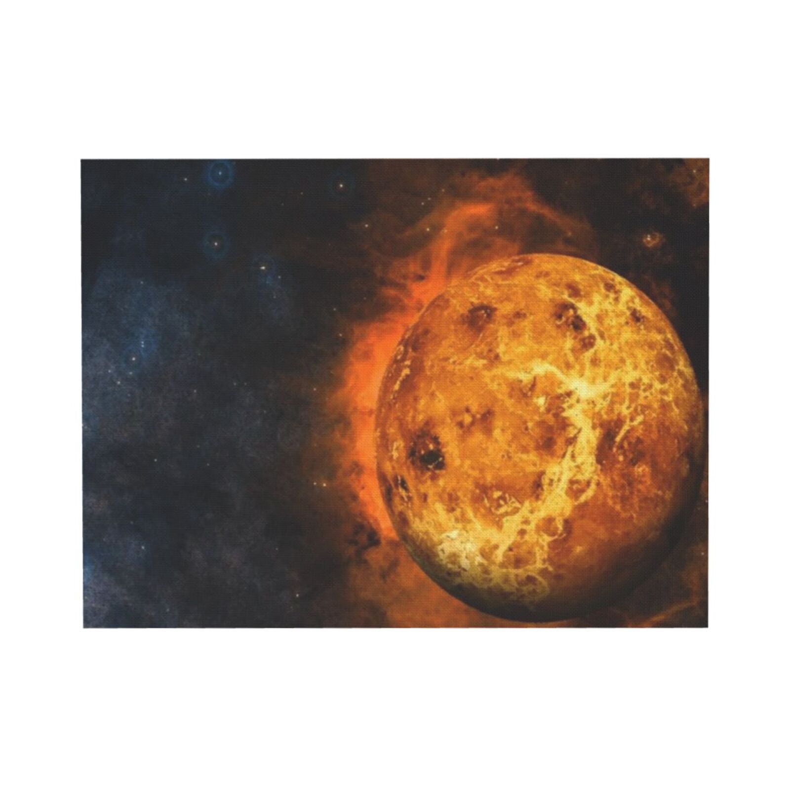 AEFER Astronomy Canvas Wall Art - Planet Venus in Solar System ...