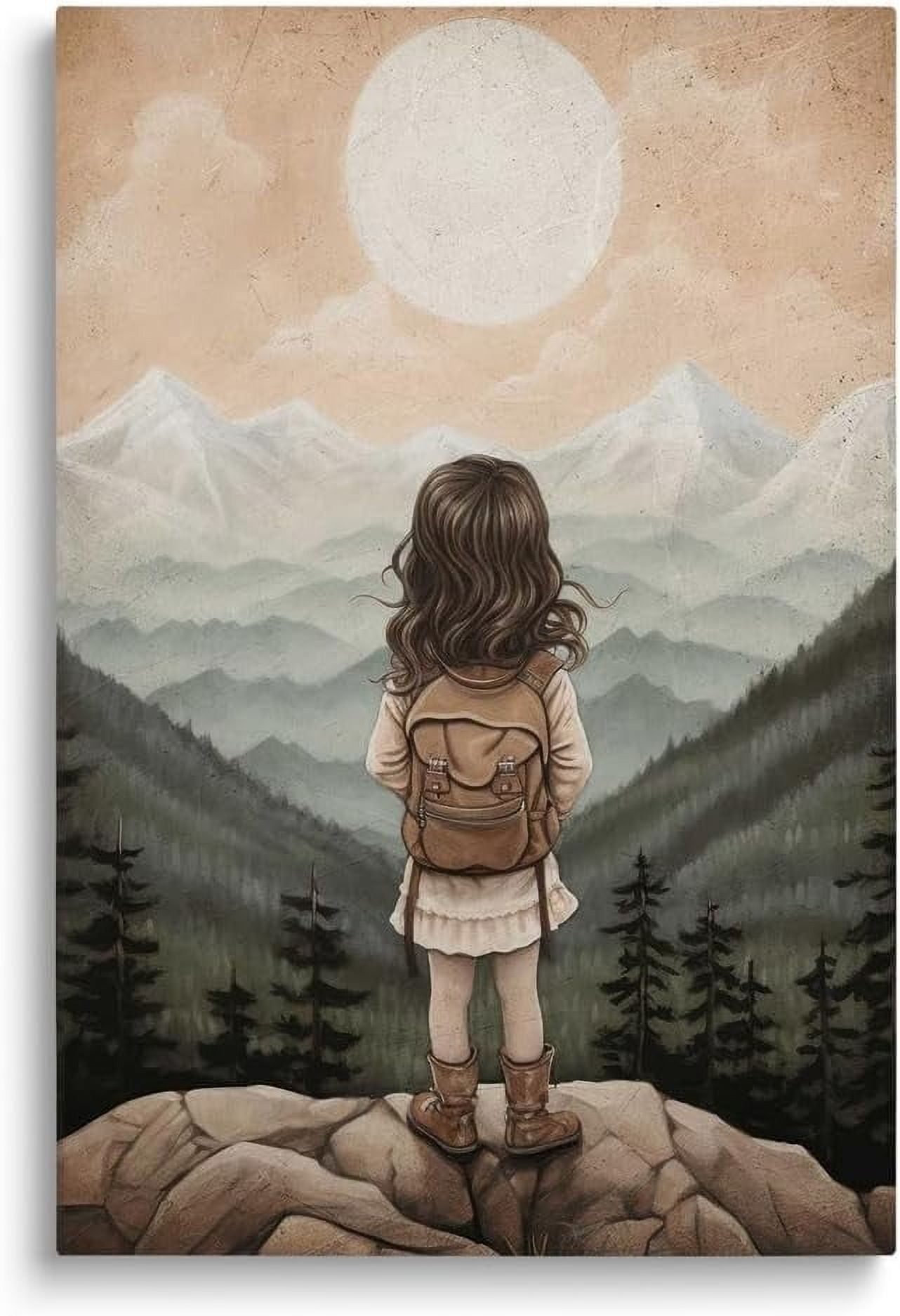 AEFER Baby Girl Adventure Nursery Decor, Kid Adventure Room Decor ...