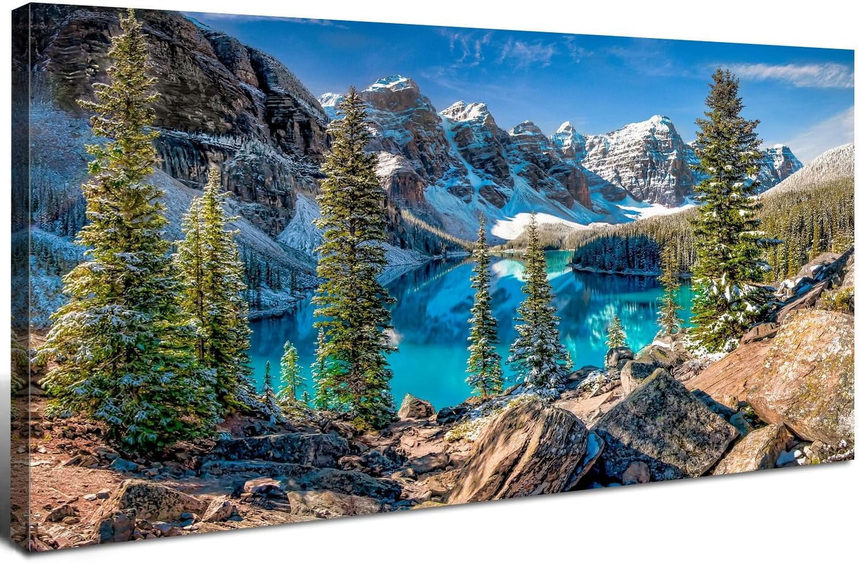 AEFER Banff National Park Posters - Colorado Mountain Pictures, Moraine ...