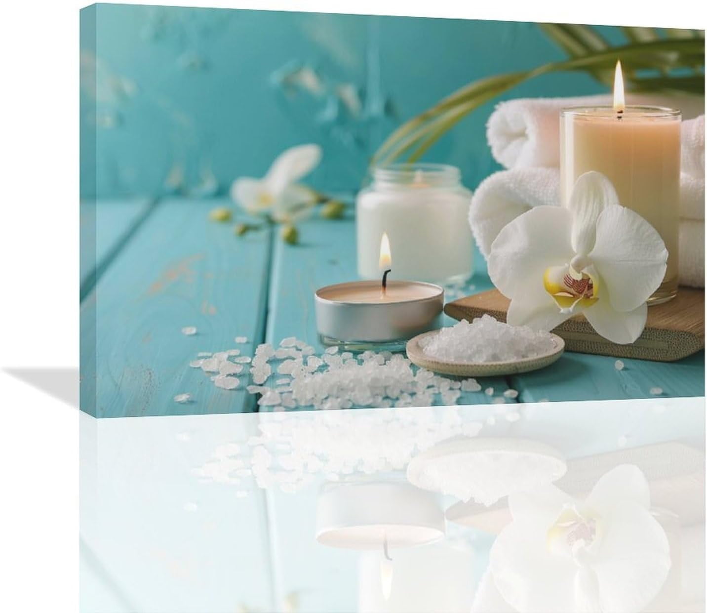 AEFER Bathroom Spa Wall Art Zen Wall Decor Meditation Canvas Print ...