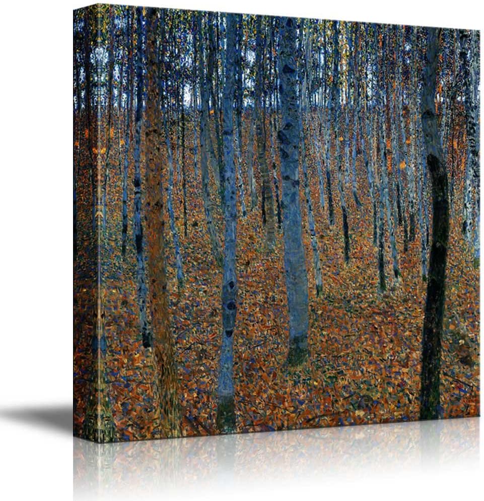AEFER Beech Grove by Gustav Klimt - Austrian Symbolist Painter - Canvas ...
