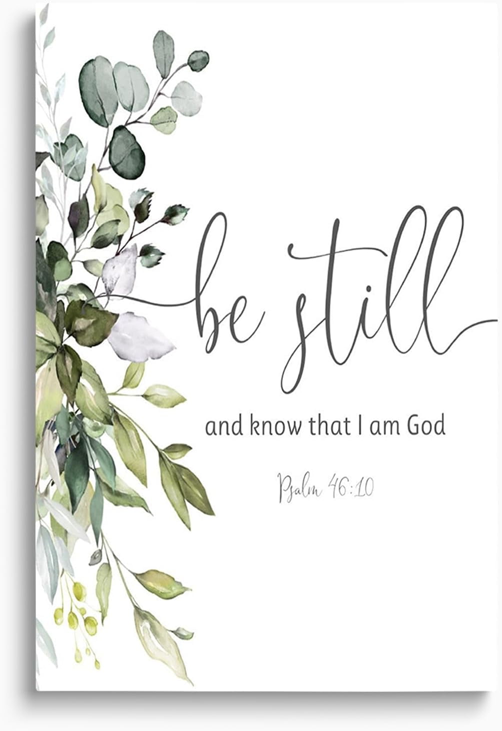 AEFER Bible Verse Wall Art Sign, Boho Scripture Wall Art Print, Psalm ...