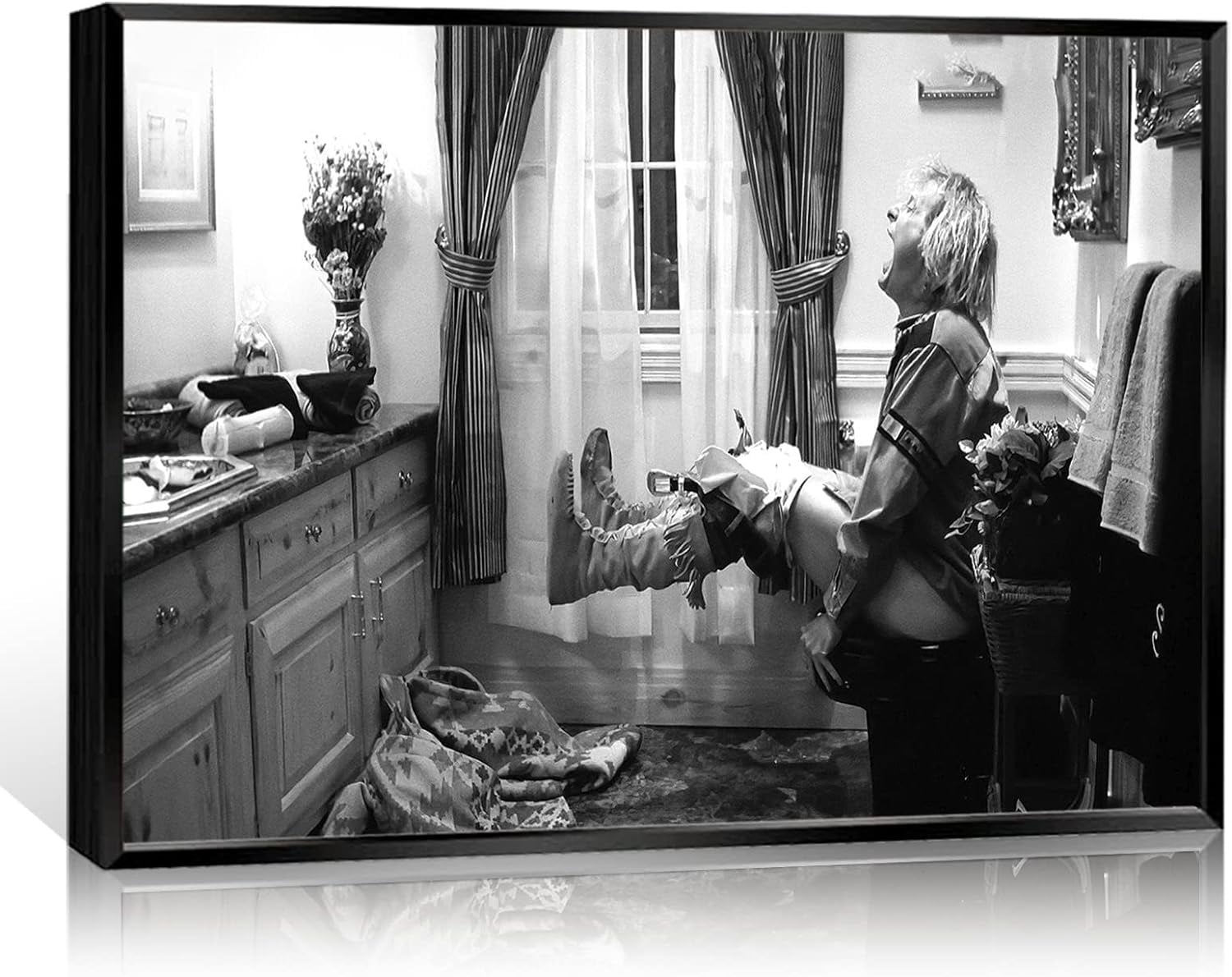 AEFER Black and White Comedy Movies Decor Wall Art - Walmart.com