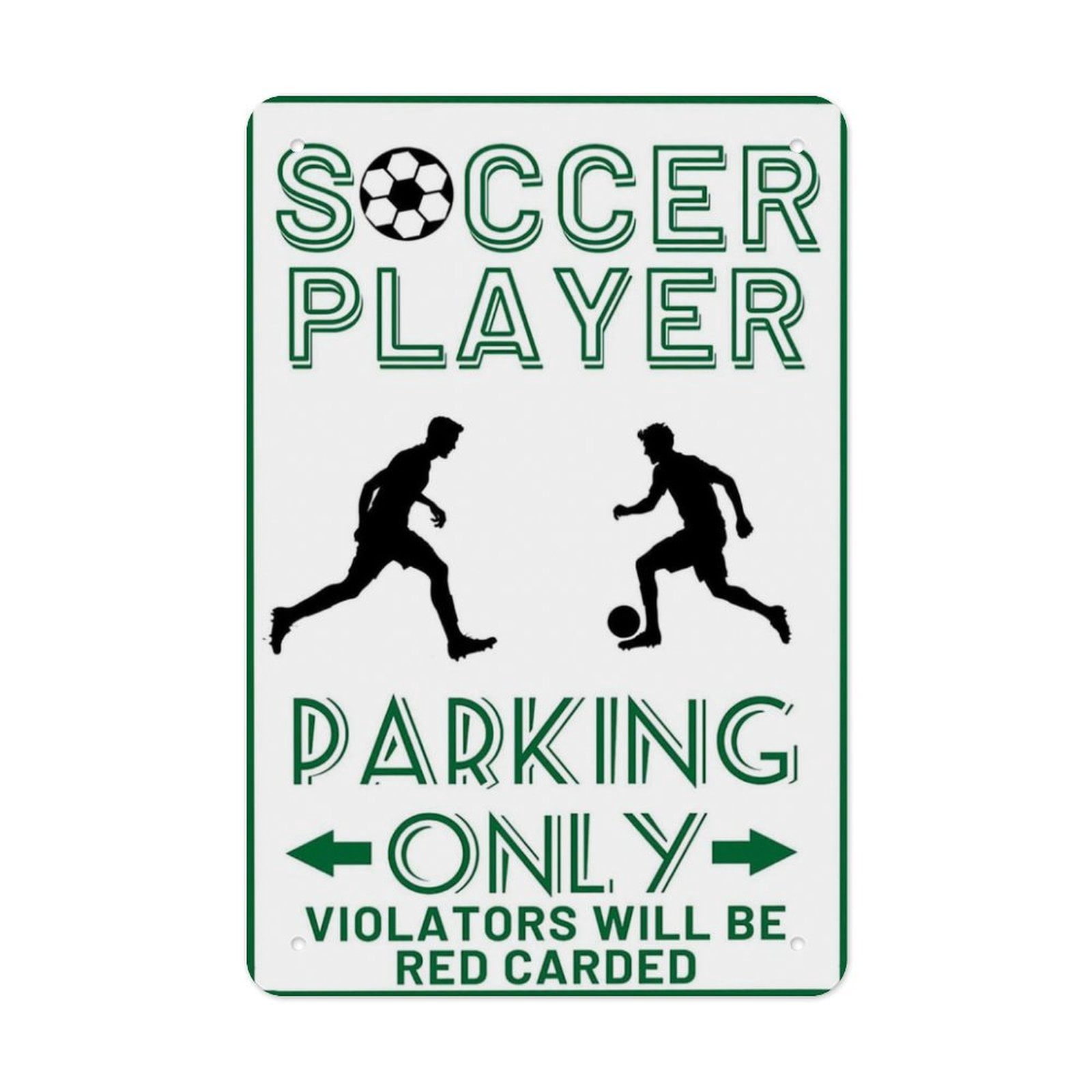 AEFER Boys Room Decor Football Metal Signs Funny Soccer Room Decor ...