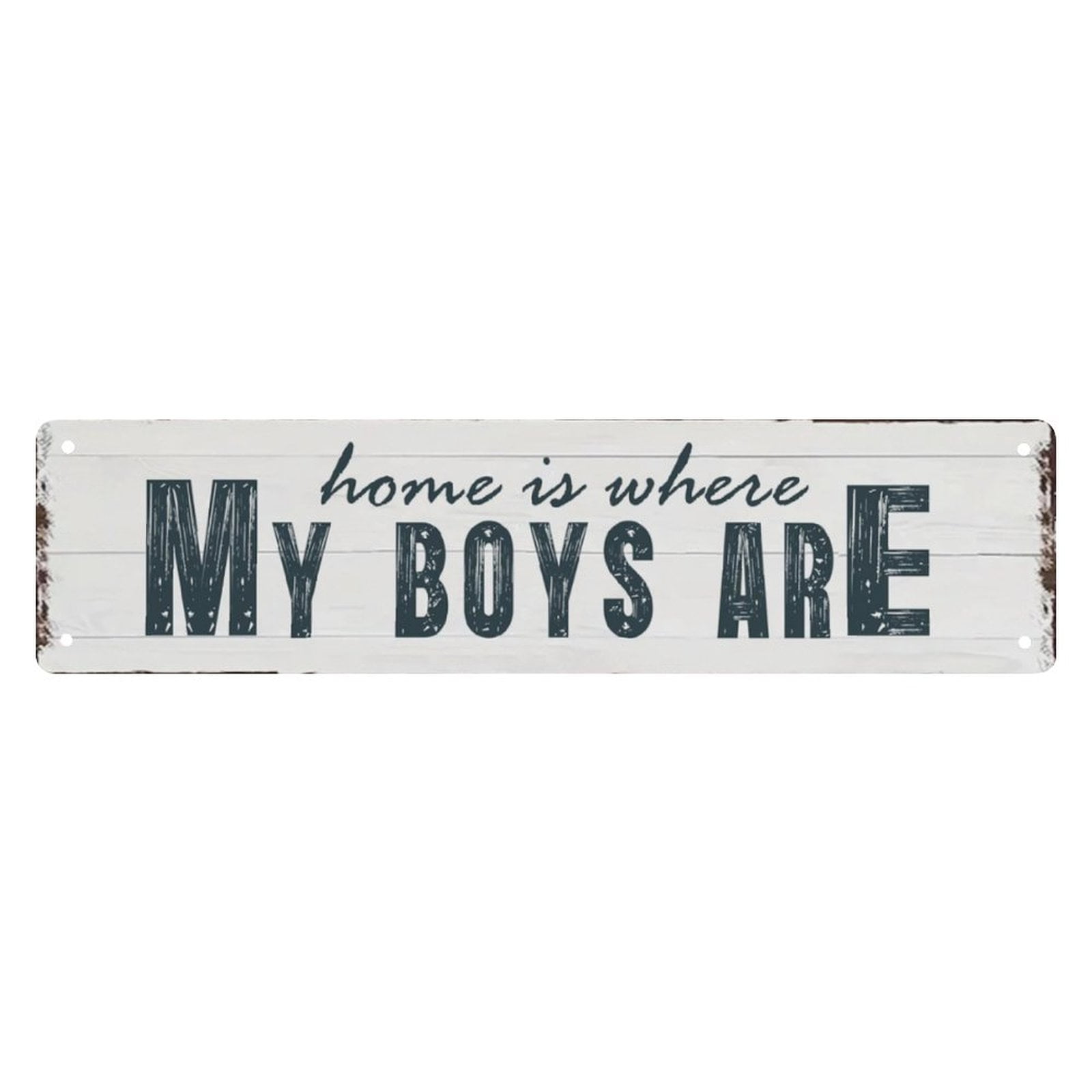 AEFER My Boys Are Street Sign Retro Funny Wall Decor Metal Tin Signs ...