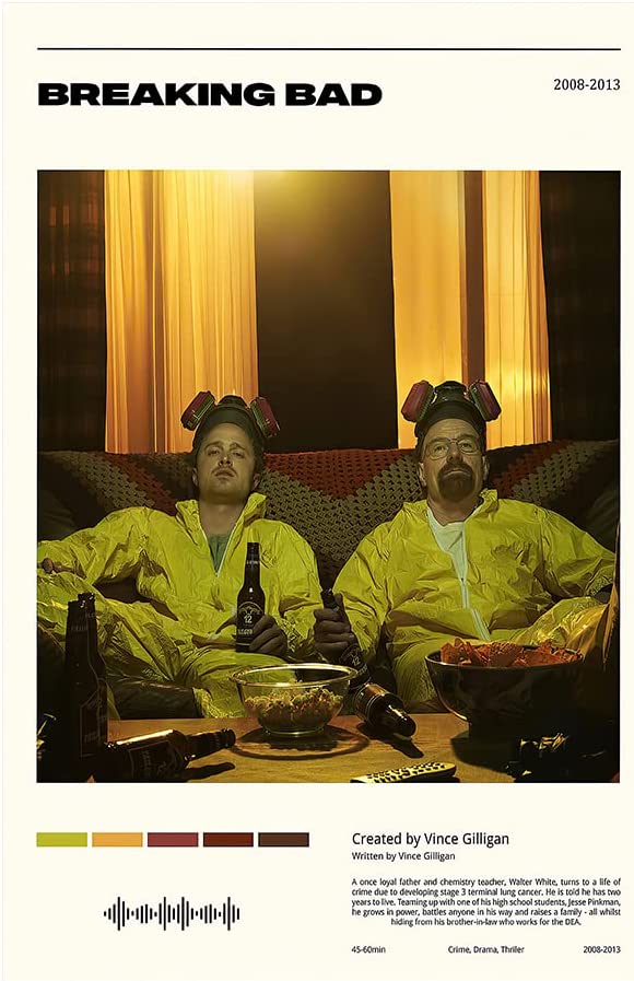 AEFER Breaking Bad Poster Movie Posters Canvas Art Picture Print Modern ...