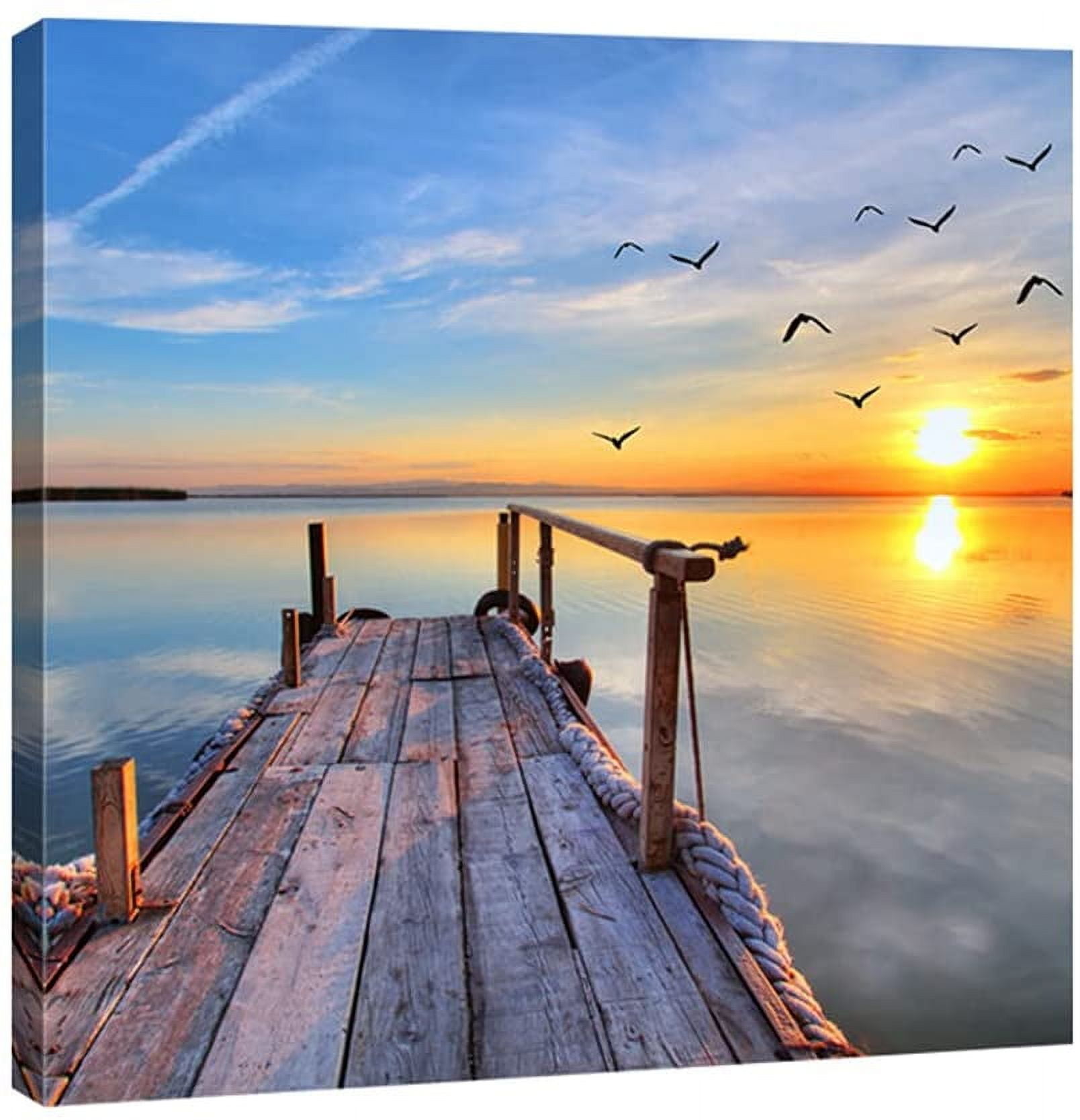 AEFER Bridge Canvas Prints Artwork for Wall Decor Stretched Art work ...