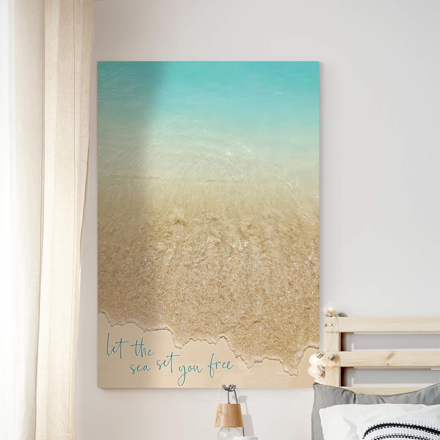 AEFER Canvas Motivational Wall Art Nature Paintings Decorations Sandy ...