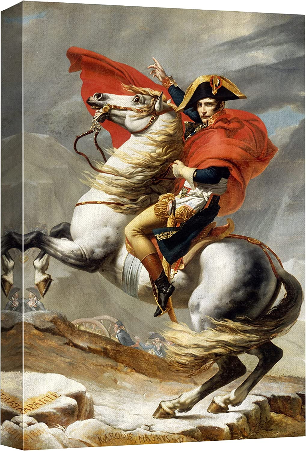 AEFER Canvas Print Wall Art Portrait of Napoleon Bonaparte People Pop ...