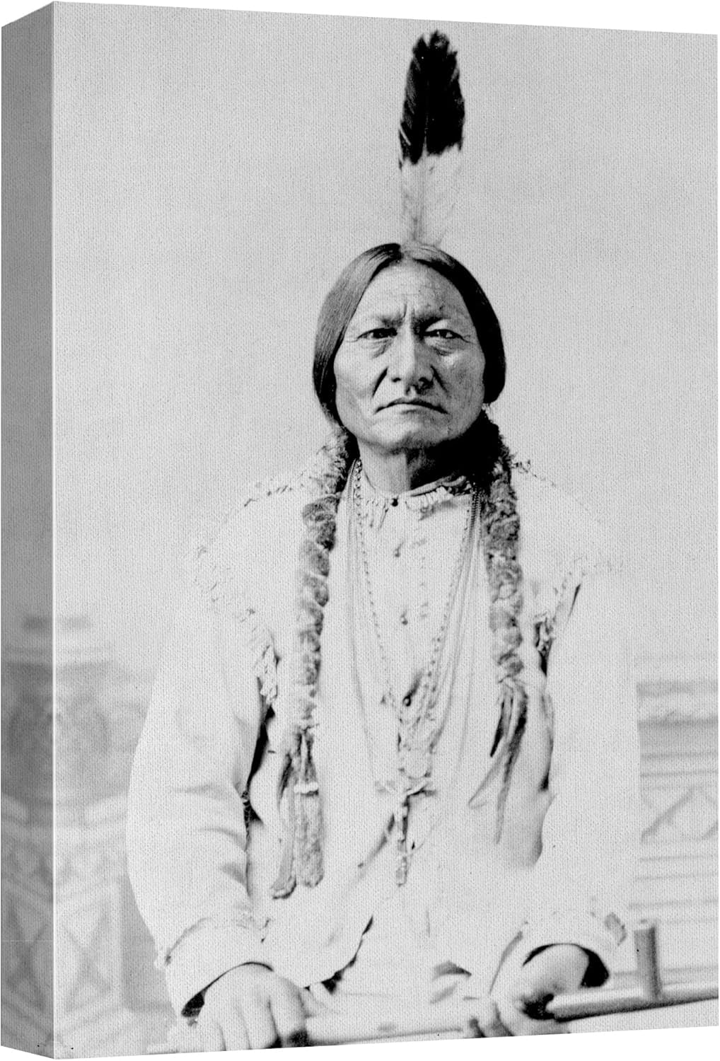 AEFER Canvas Print Wall Art Portrait of Sitting Bull People Pop Culture ...