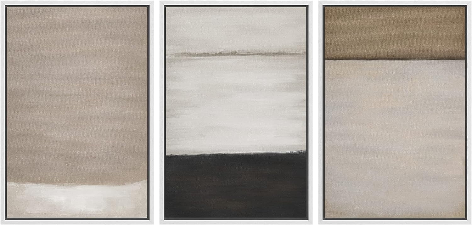 AEFER Canvas Print Wall Art Set Grunge Pastel Color Block Collage ...