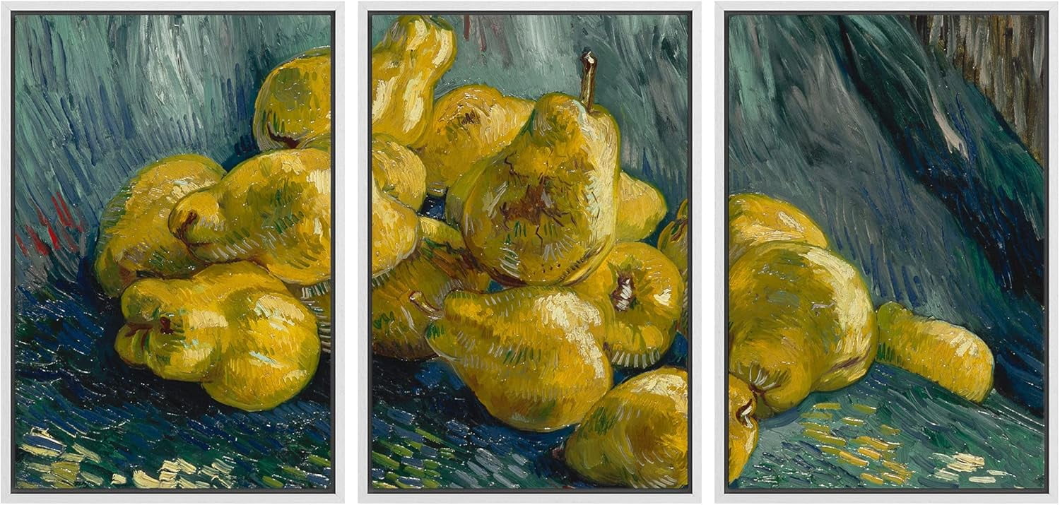 AEFER Canvas Print Wall Art Set Still Life with Lemons Vincent Van Gogh ...