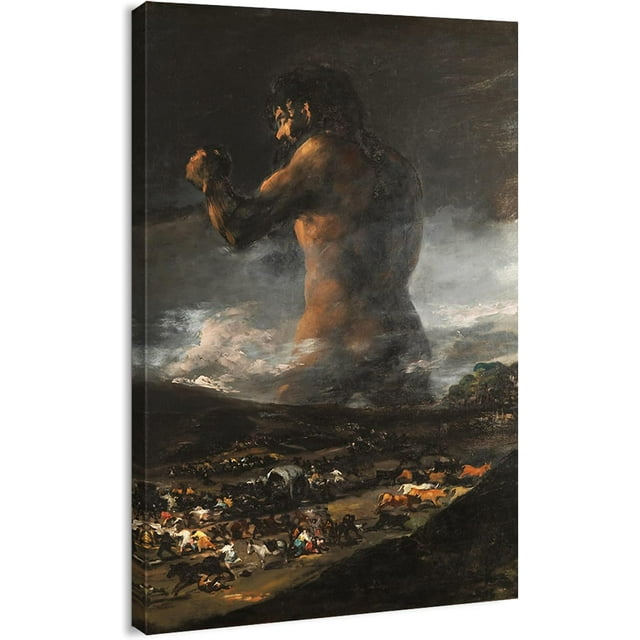 AEFER Canvas Print Wall Art - The Colossus, Circa 1808 by Francisco de ...