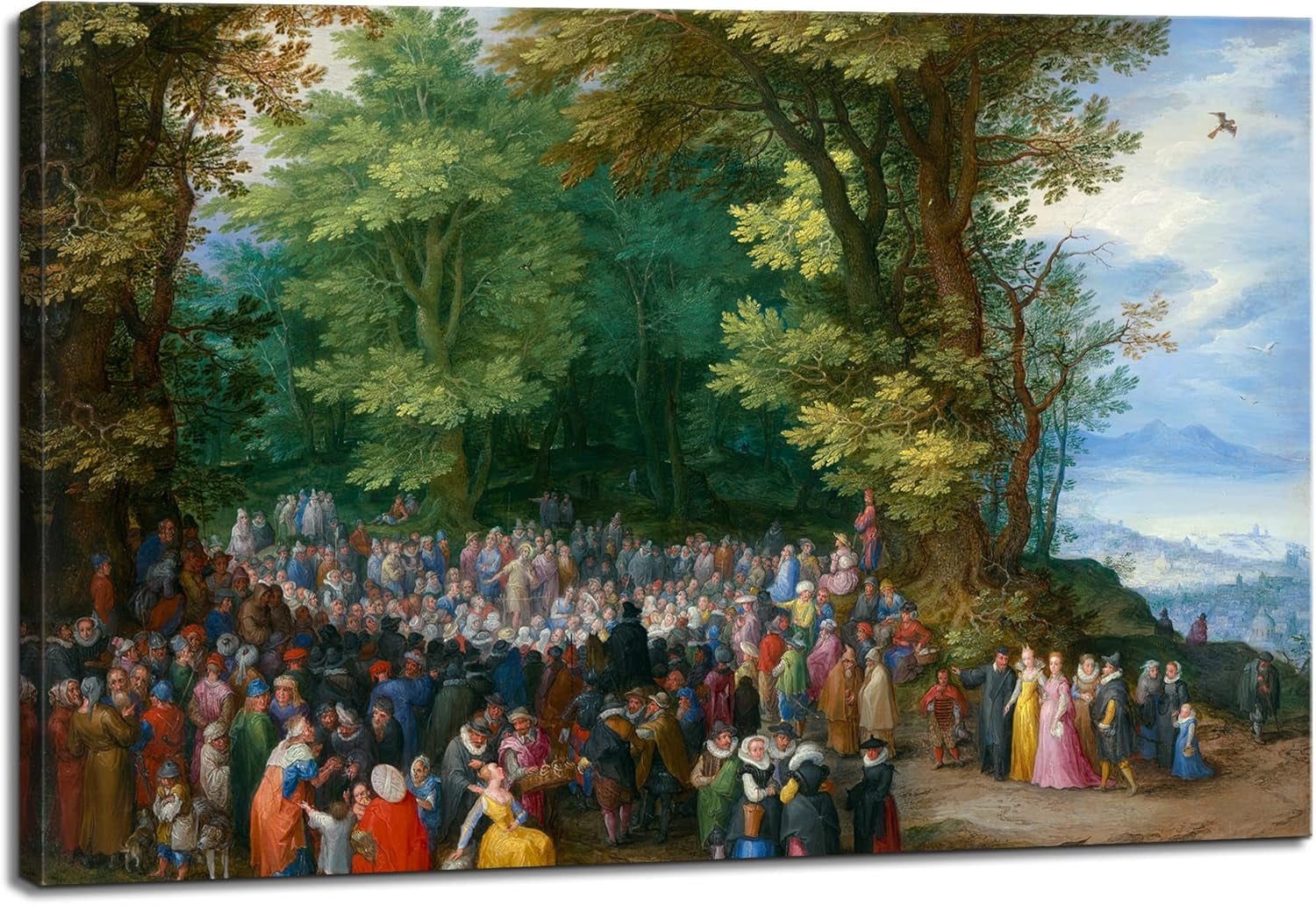 AEFER Canvas Print Wall Art - The Sermon on The Mount, 1598 by Jan ...