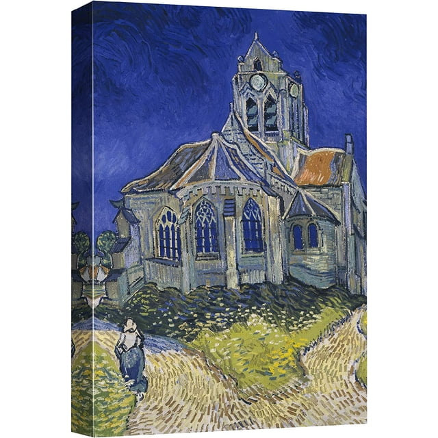 AEFER Canvas Print Wall Art Valley with Ploughman by Master Artist ...