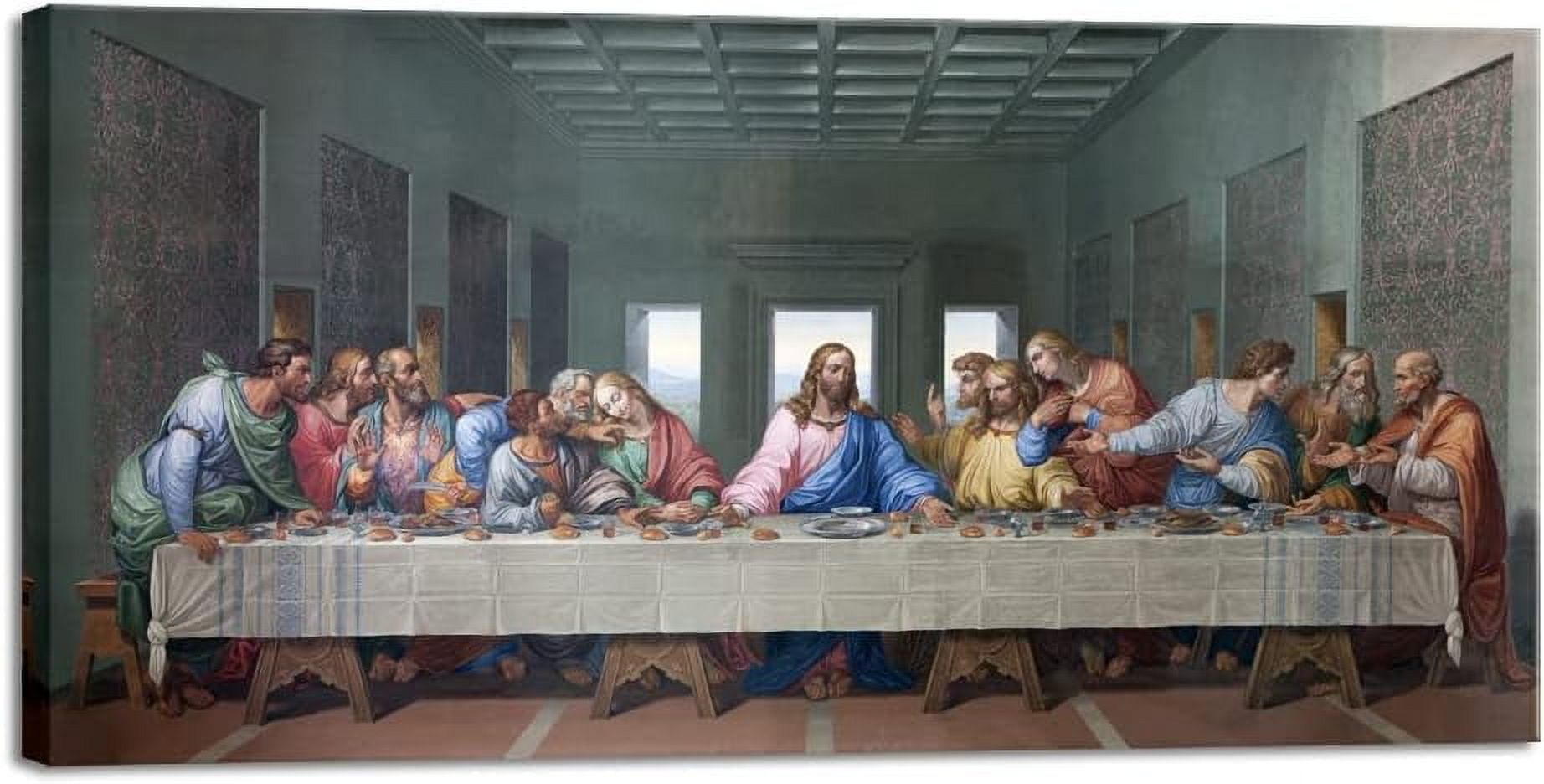 AEFER Canvas Prints the Last Supper by Leonardo Da Vinci Classic Art ...