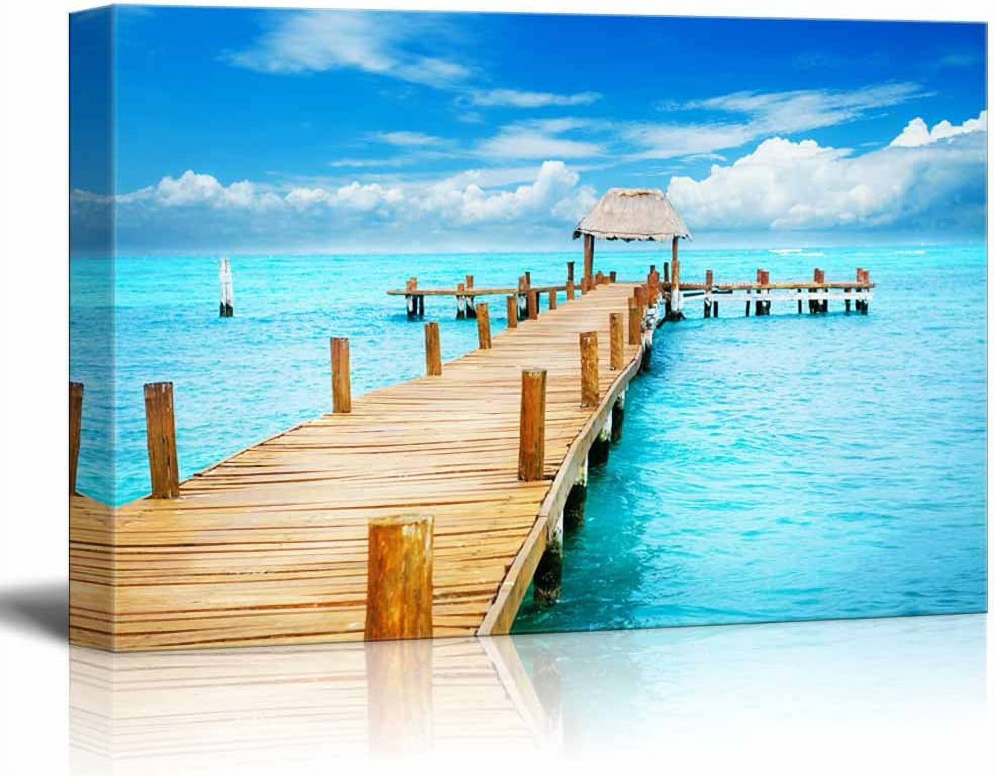 AEFER Canvas Prints Wall Art - Beautiful Scenery/Landscape Vacation in ...