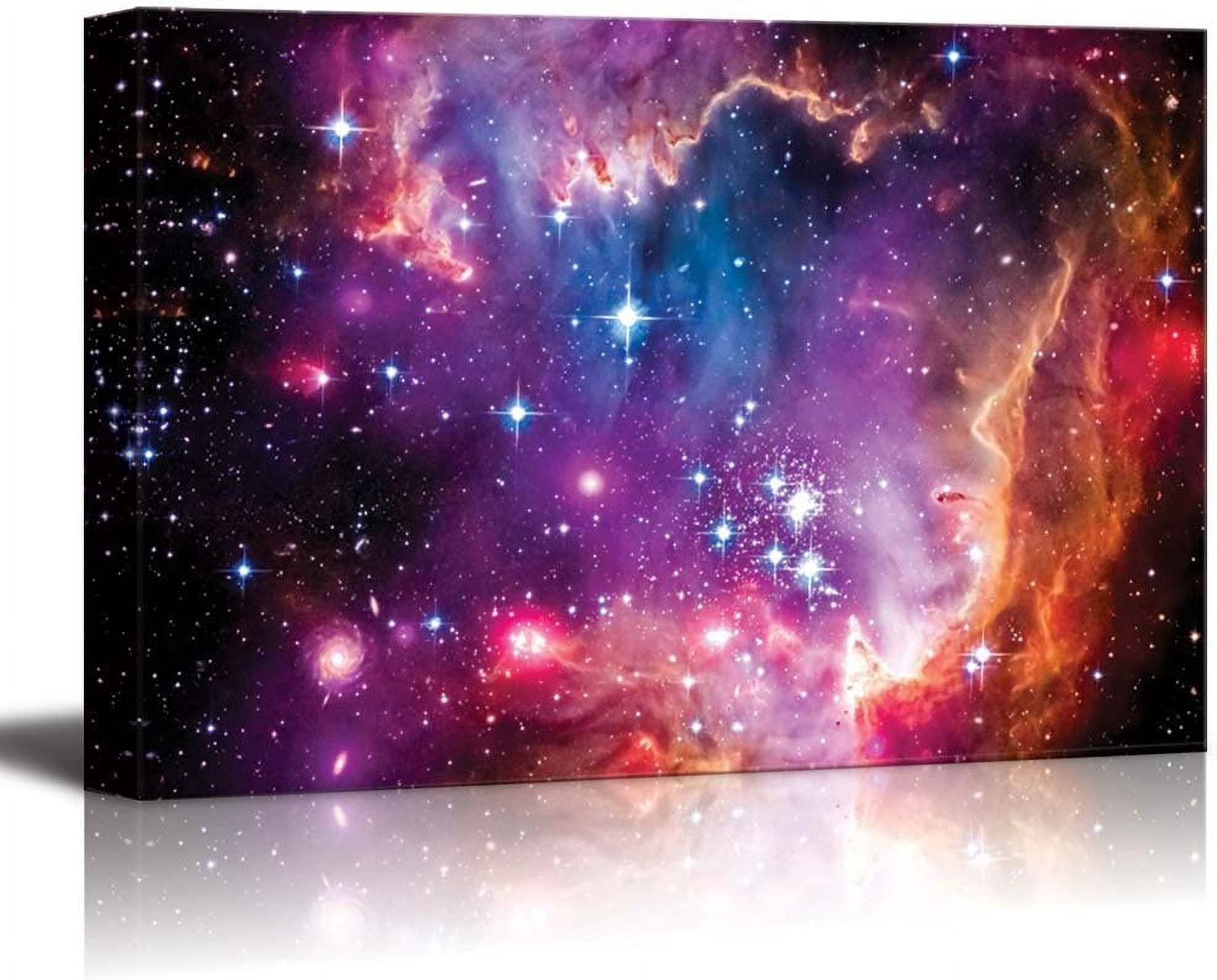 AEFER Canvas Prints Wall Art - The Magellanic Cloud is a Dwarf Galaxy ...
