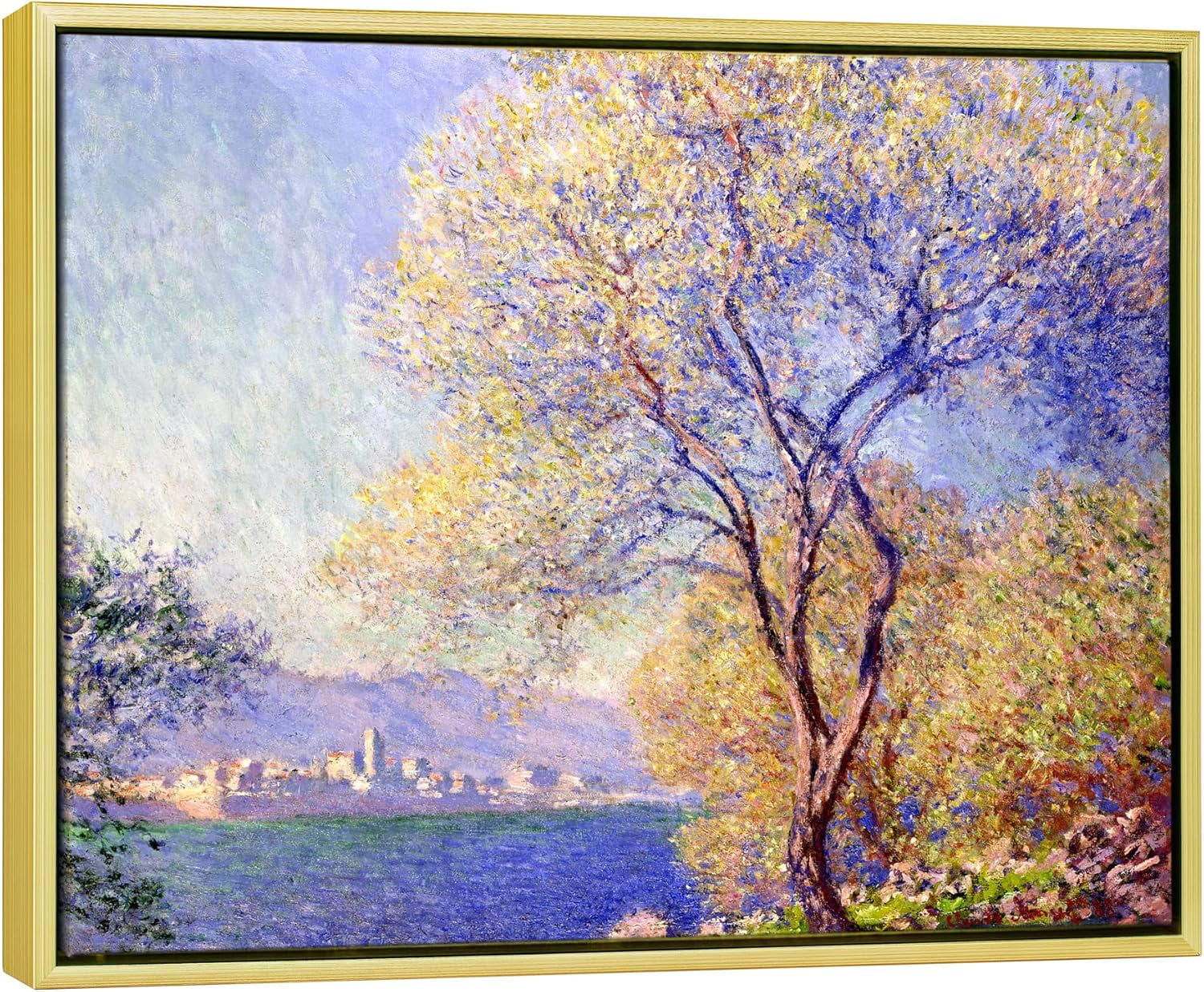 AEFER Canvas Wall Art Antibes Seen from The Salis Garden 1988 by Claude ...