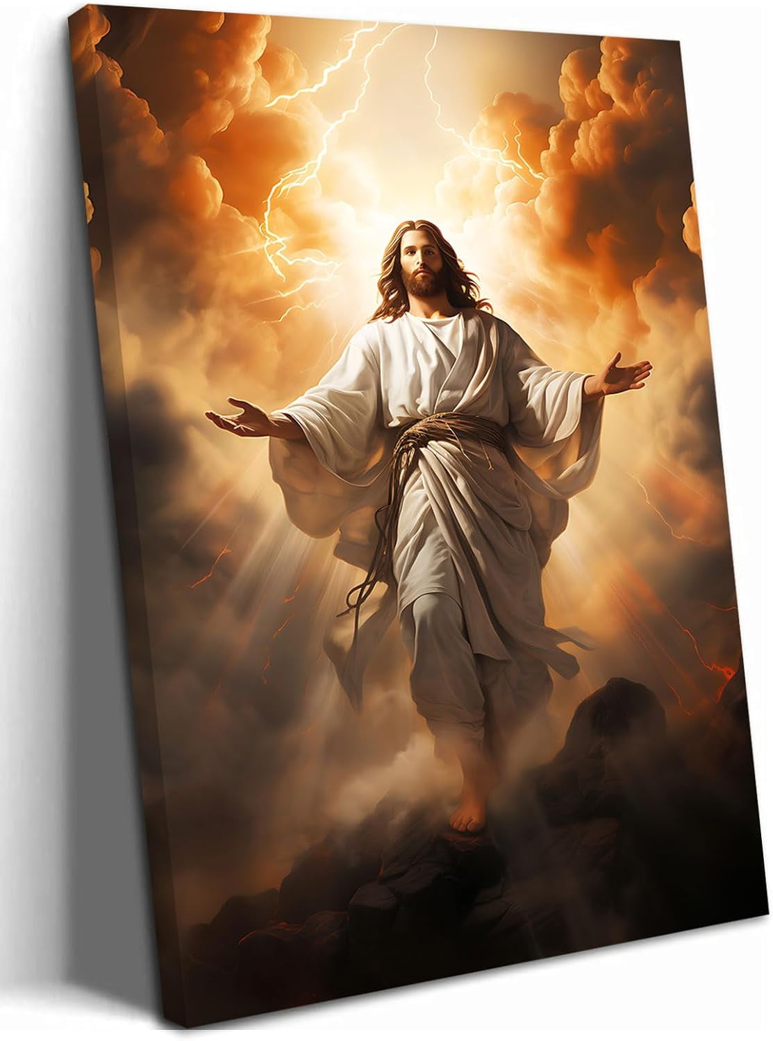 AEFER Christ Jesus Wall Art Christian Canvas Decor jesus portrait ...