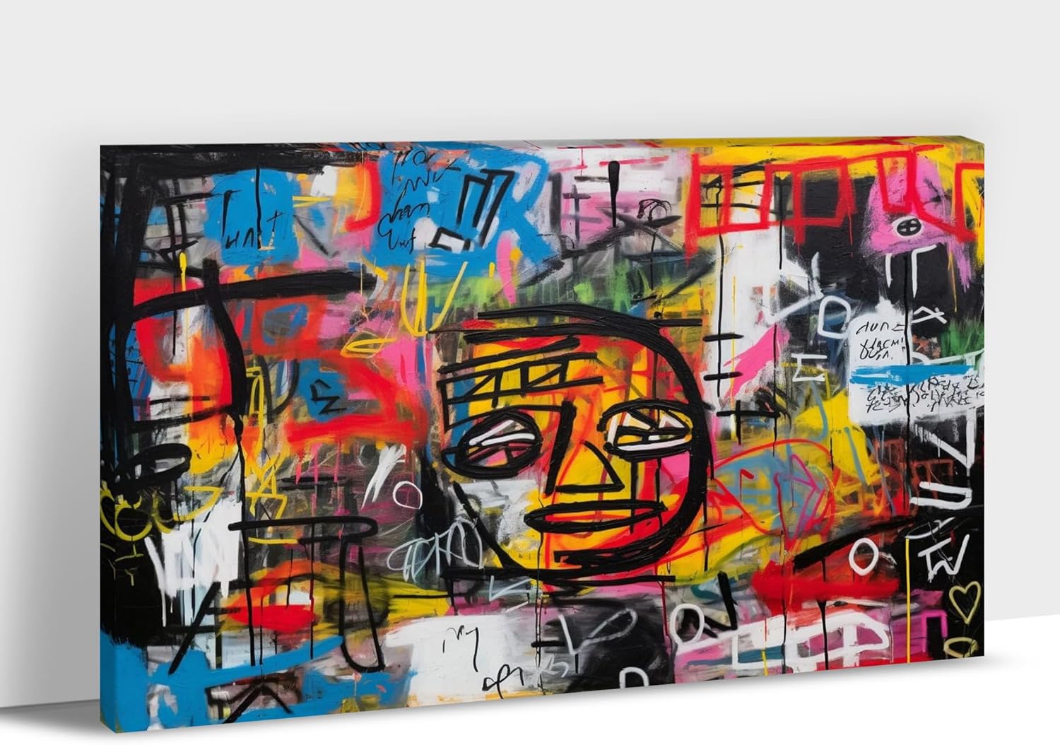 AEFER Classic Banksy Graffiti Canvas Wall Art, Street Graffiti Wall Art ...