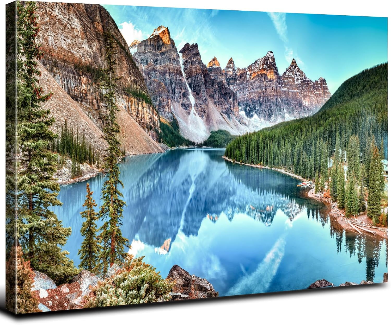 AEFER Colorado National Park Wall Art Rustic Banff Landscape Picture ...