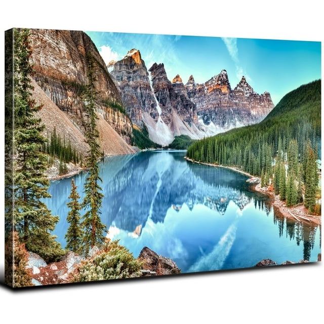 AEFER Colorado National Park Wall Art Rustic Banff Landscape Picture ...