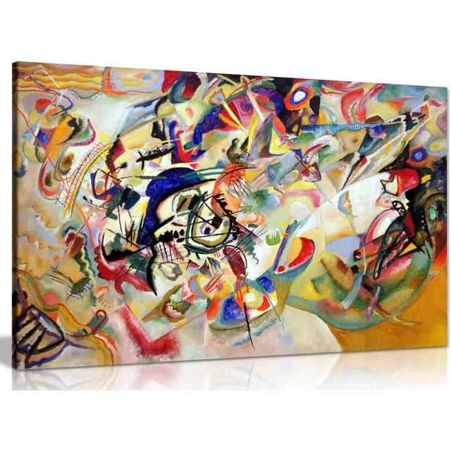 AEFER Composition Vii By Wassily Kandinsky Canvas Wall Art Picture ...