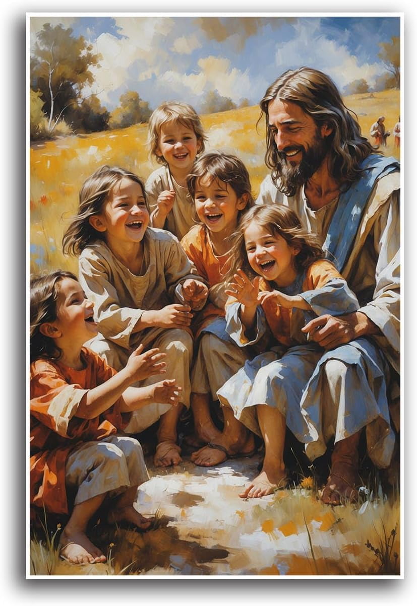 AEFER Divine Encounter Canvas - A meaningful religious painting ...