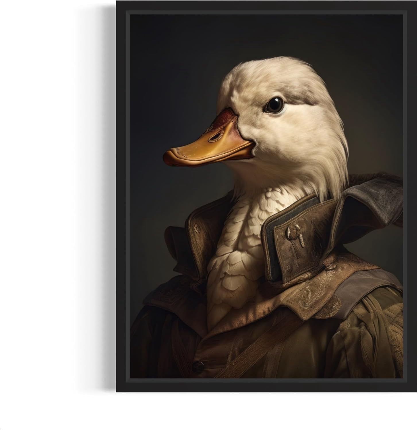 AEFER Duck Vintage Portrait Poster Art Print, Classic Animals Wall ...