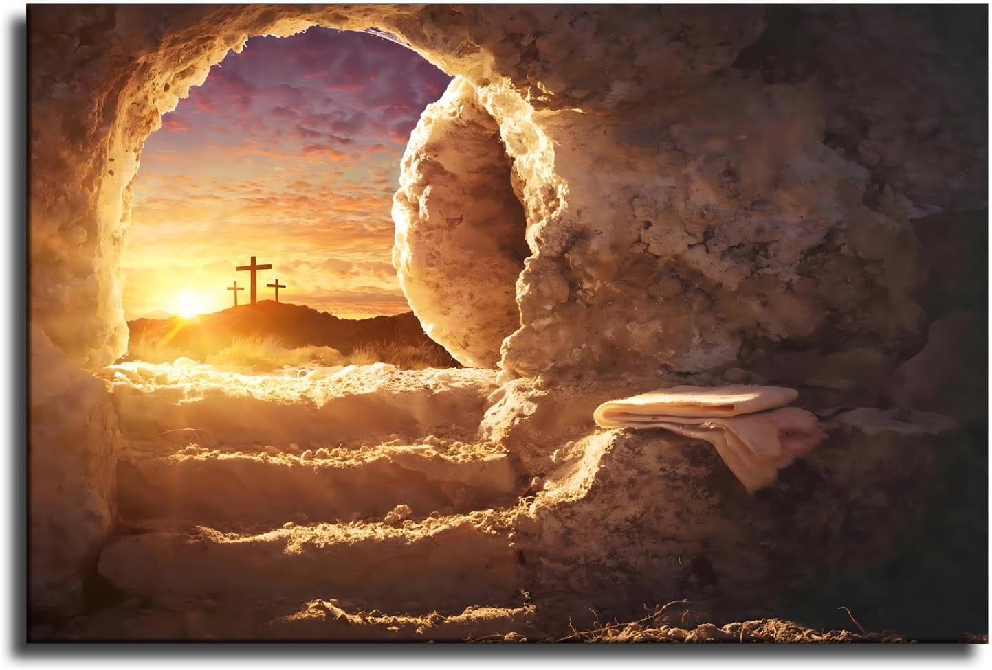 AEFER The Empty Tomb Matte Poster Jesus Resurrection, Christian Easter ...