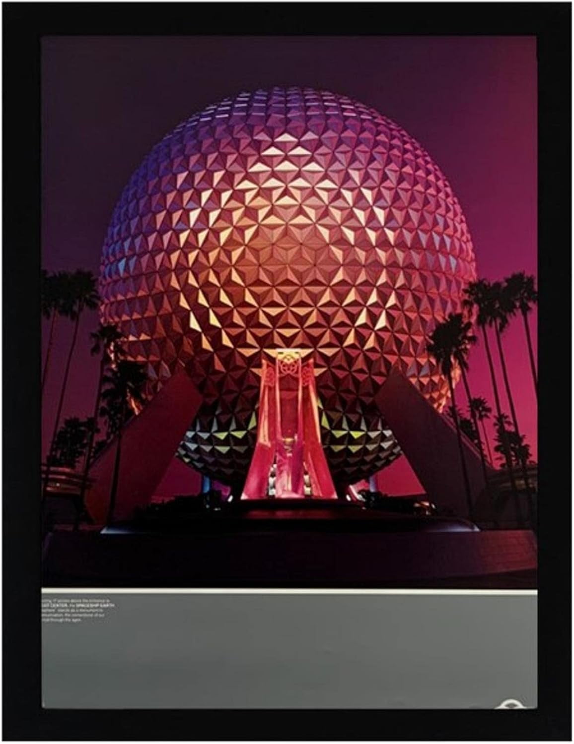 AEFER The Epcot Theme Park Wall Art Decor Poster|Famous Landmark ...