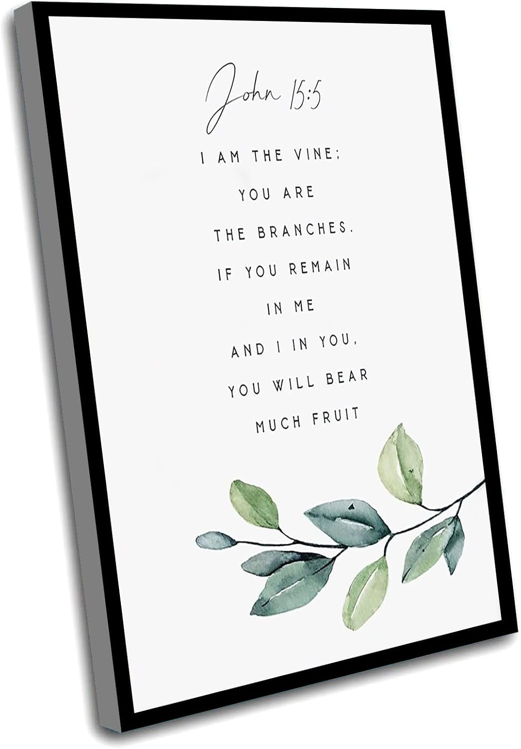 AEFER FARMHOUSE WALL DECOR,I Am The Vine And You Are The Branches John ...