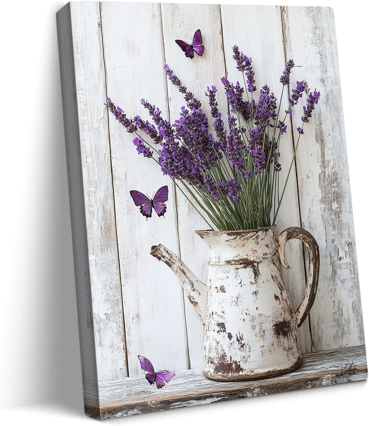 AEFER Farmhouse Canvas Wall Art Vintage French Country Decor Rustic ...