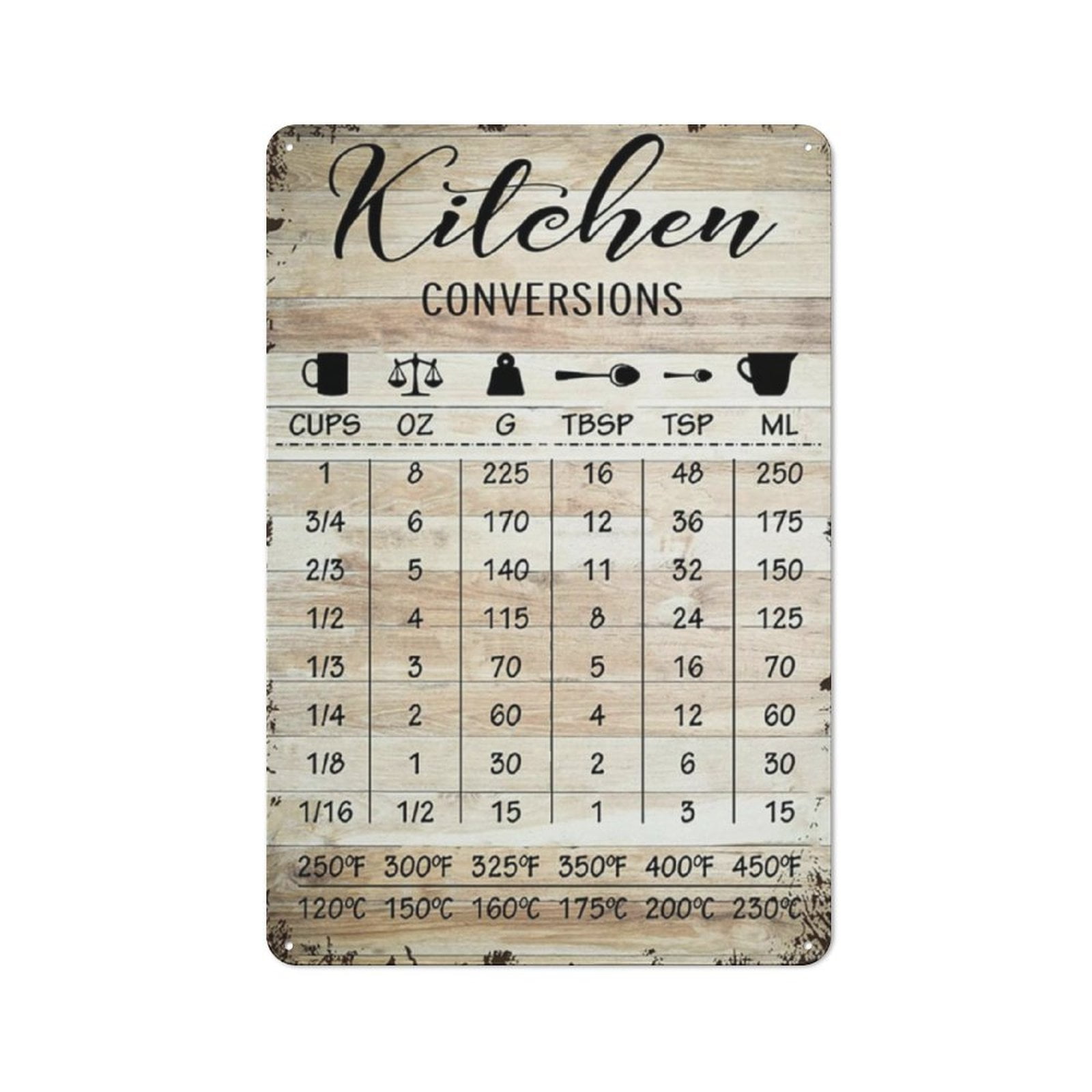 AEFER Farmhouse Rustic Kitchen Signs Wall Decor Funny Kitchen ...