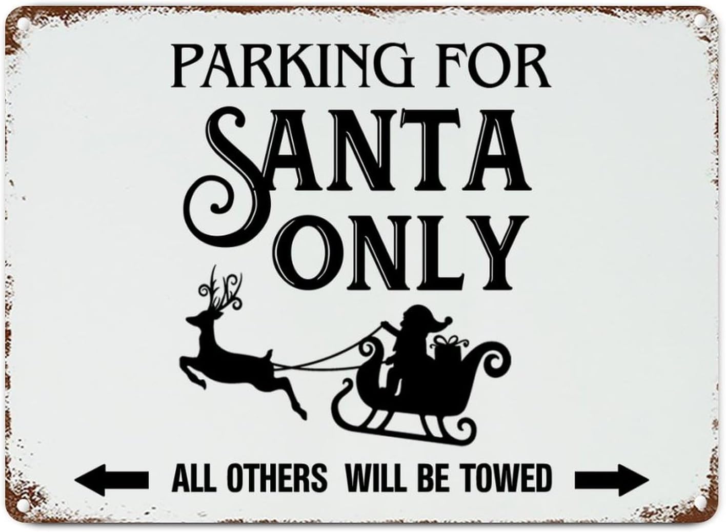 AEFER Farmhouse Street Warning Metal Tin Signs No Smoking before This ...