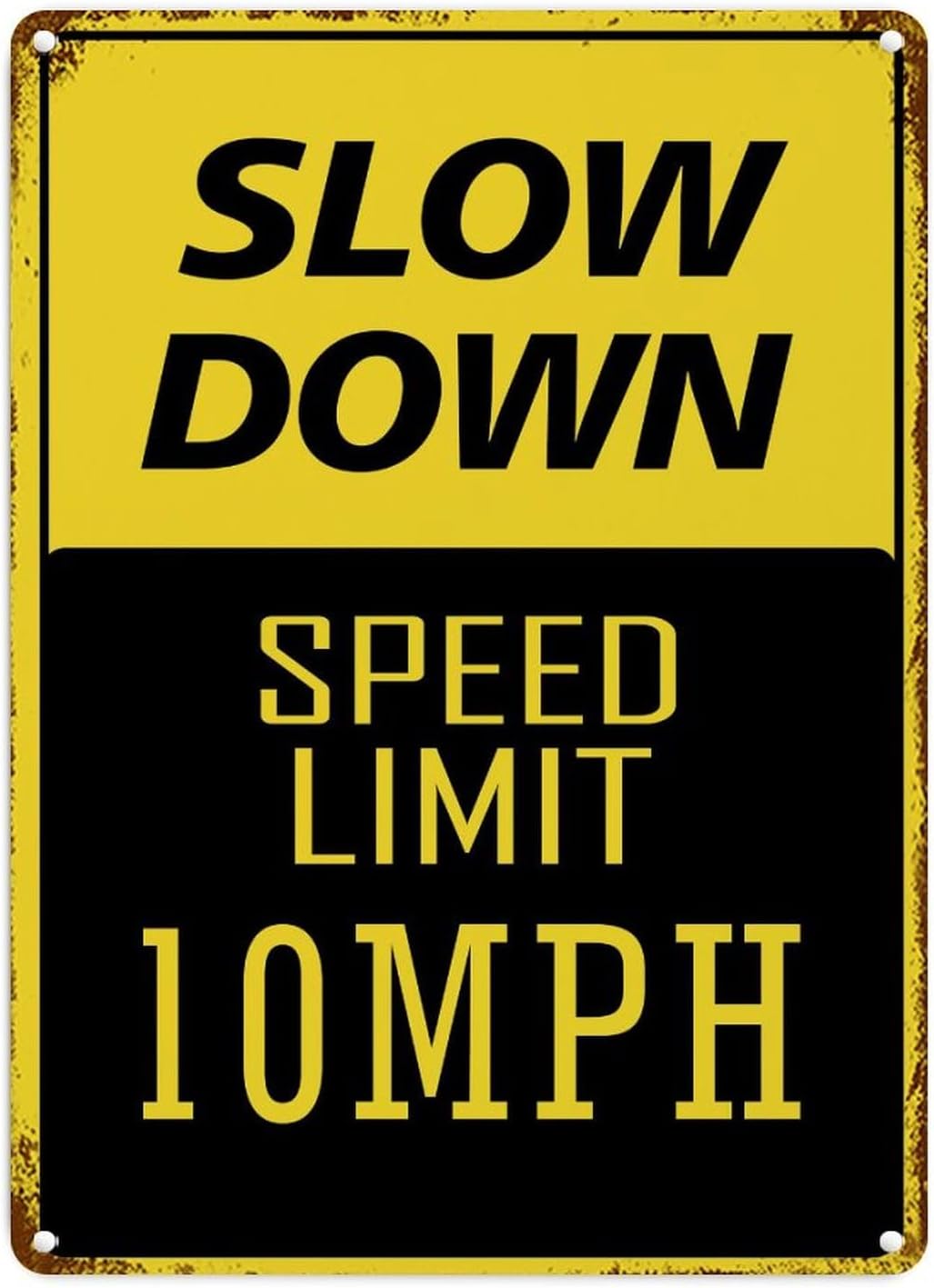 AEFER Farmhouse Street Warning Metal Tin Signs No Smoking before This ...