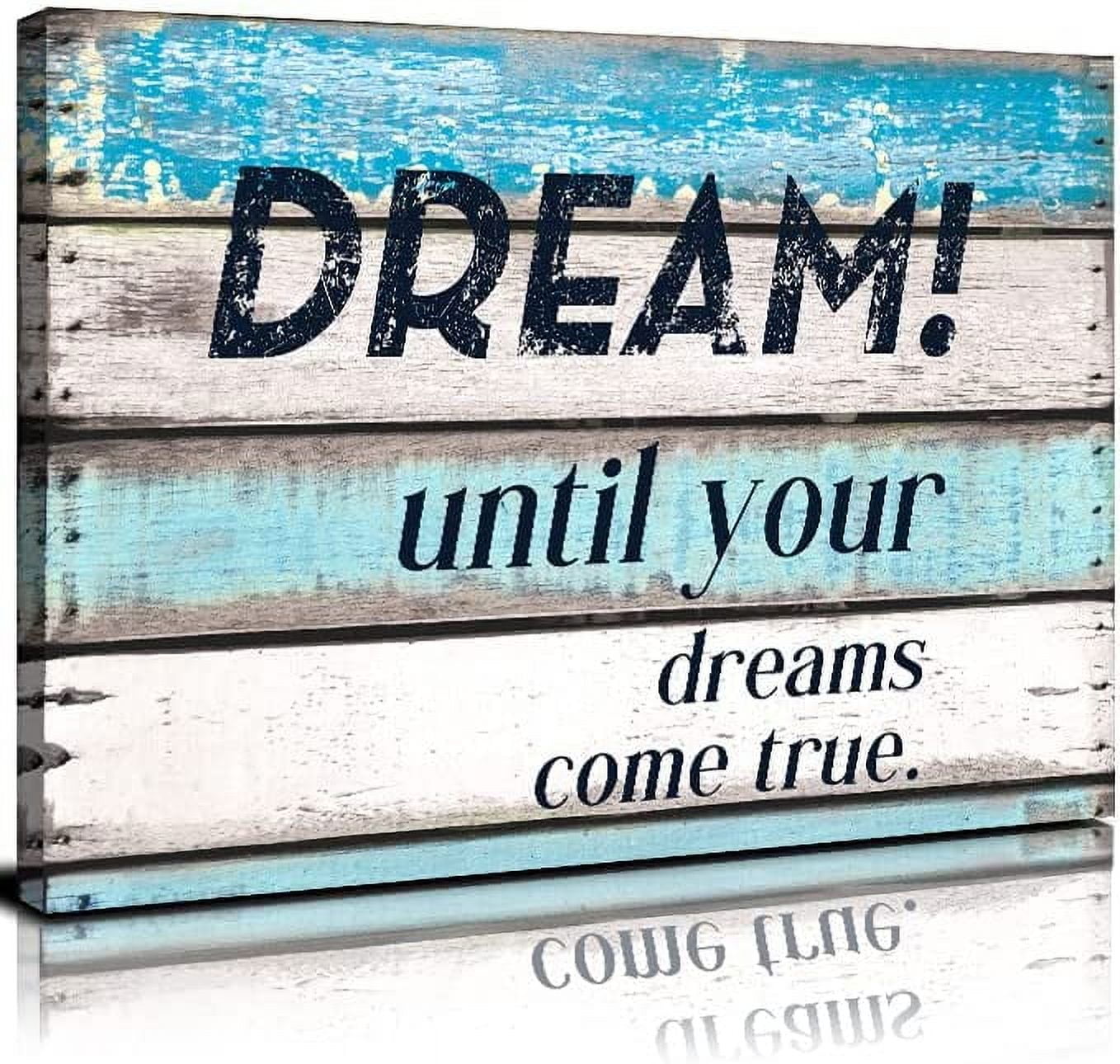 AEFER Farmhouse Wall Art Bedroom Wall Decor Vintage Inspirational ...