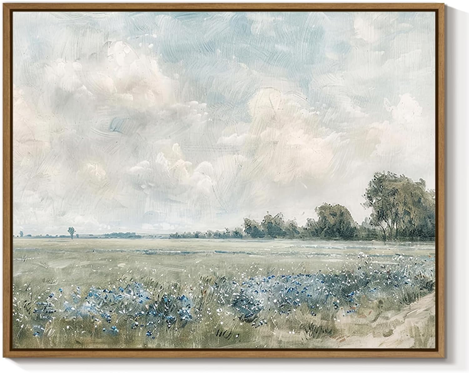 ASPORIC Modern Giclee Canvas Prints Wall Art Stretched Artwork Black ...