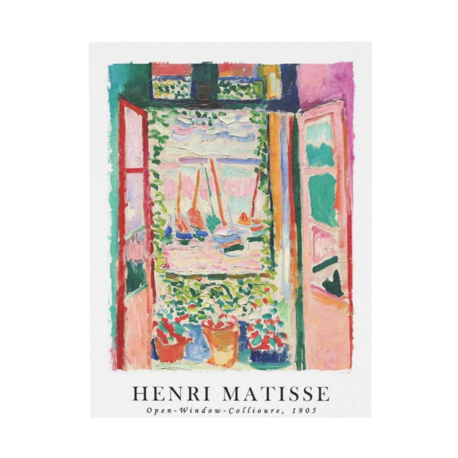 AEFER Wall Art Open Window Collioure 1905 by Henri Mattise Abstract ...