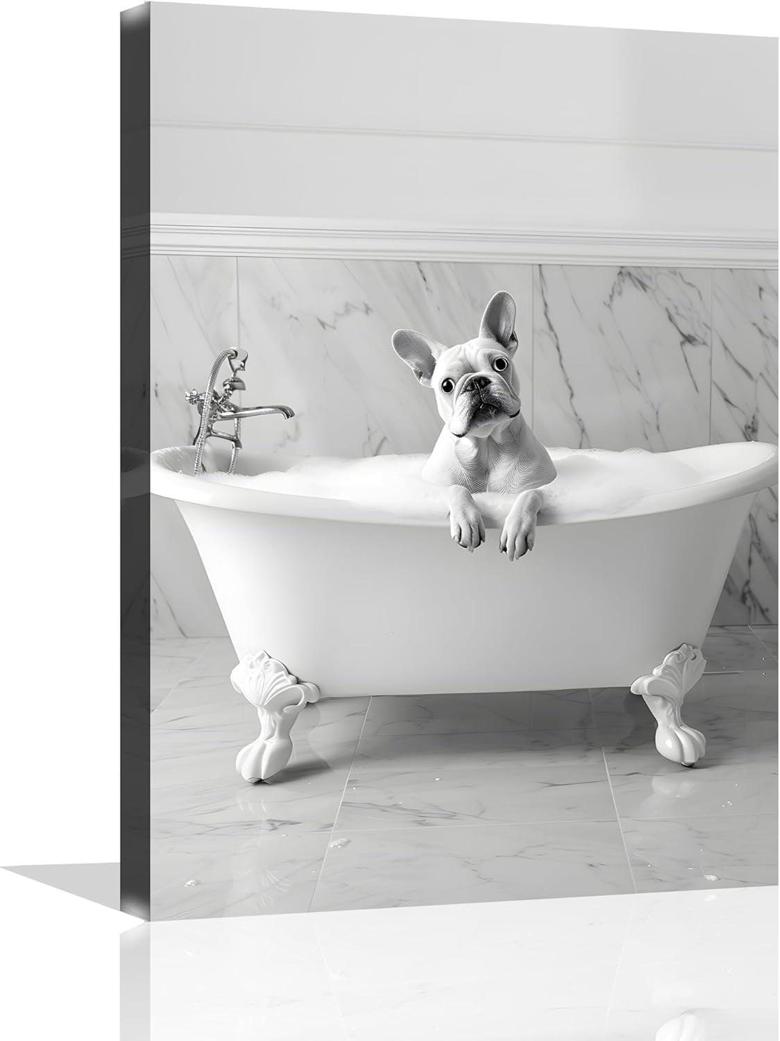 AEFER Funny Animal Bathroom Wall Art Funny Animal Bathroom Pictures ...