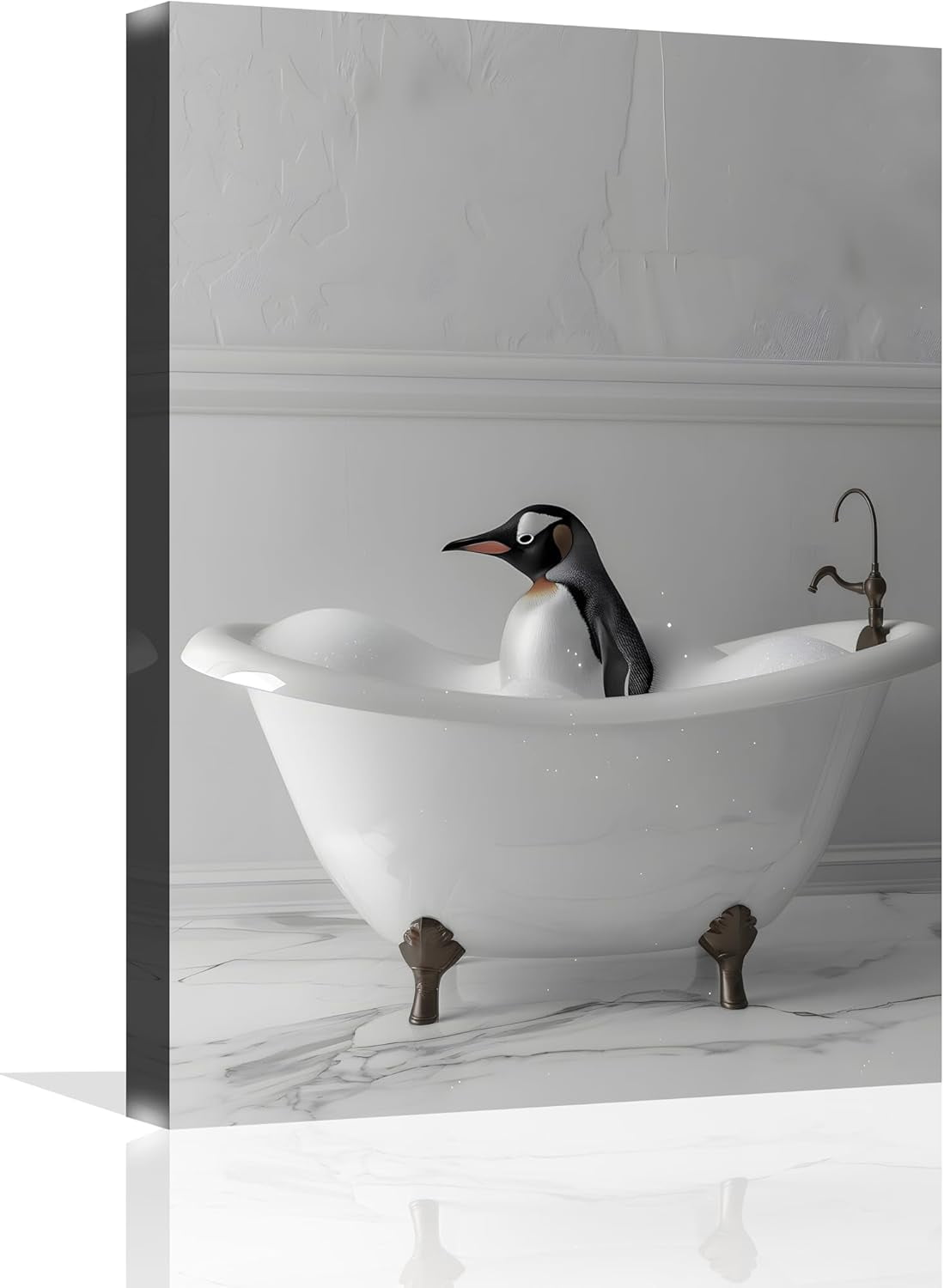 AEFER Funny Animal Bathroom Wall Art Funny Animal Bathroom Pictures ...