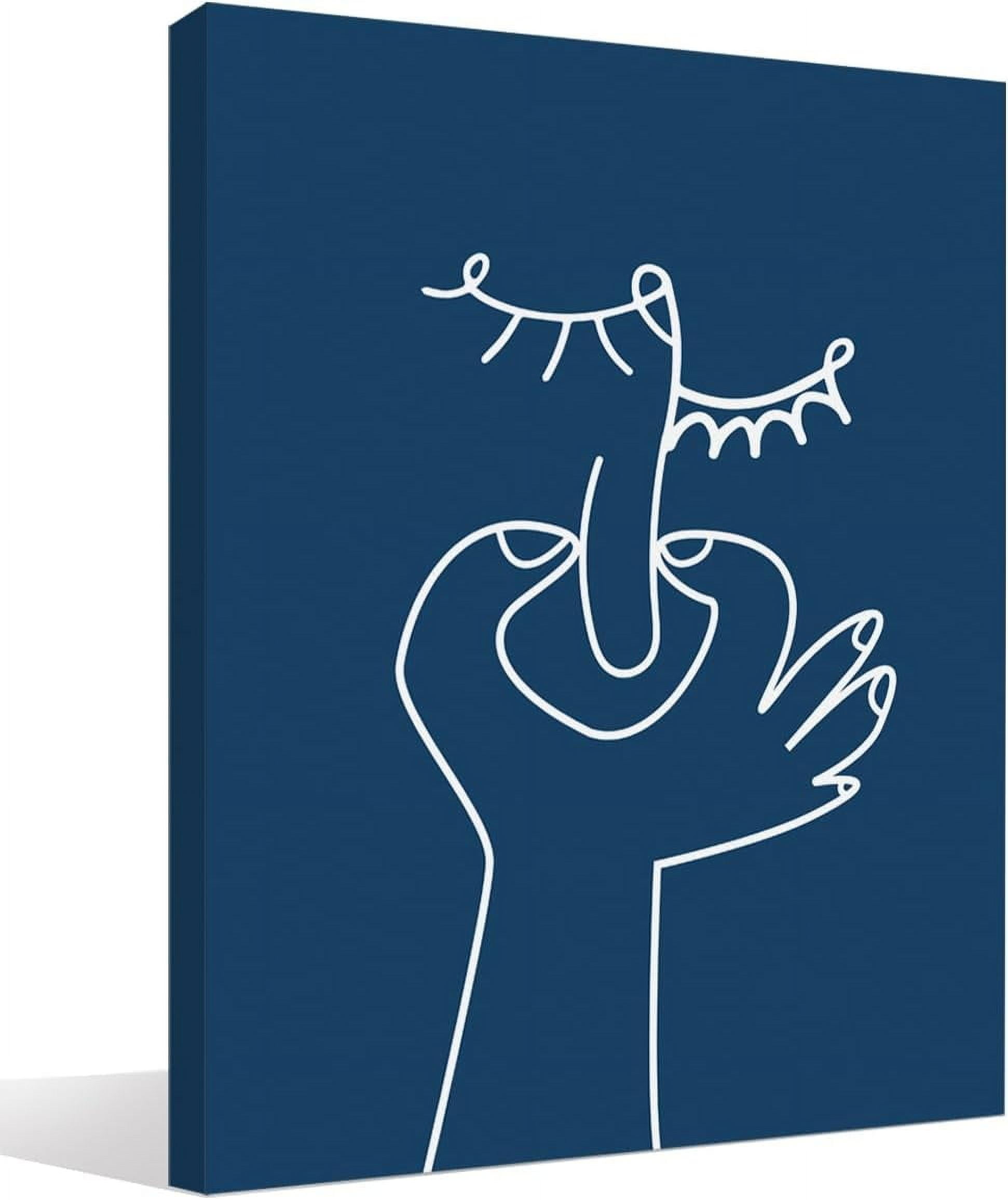 AEFER Funny Bathroom Decor, Funny Toilet Canvas Wall Art, Minimalist ...