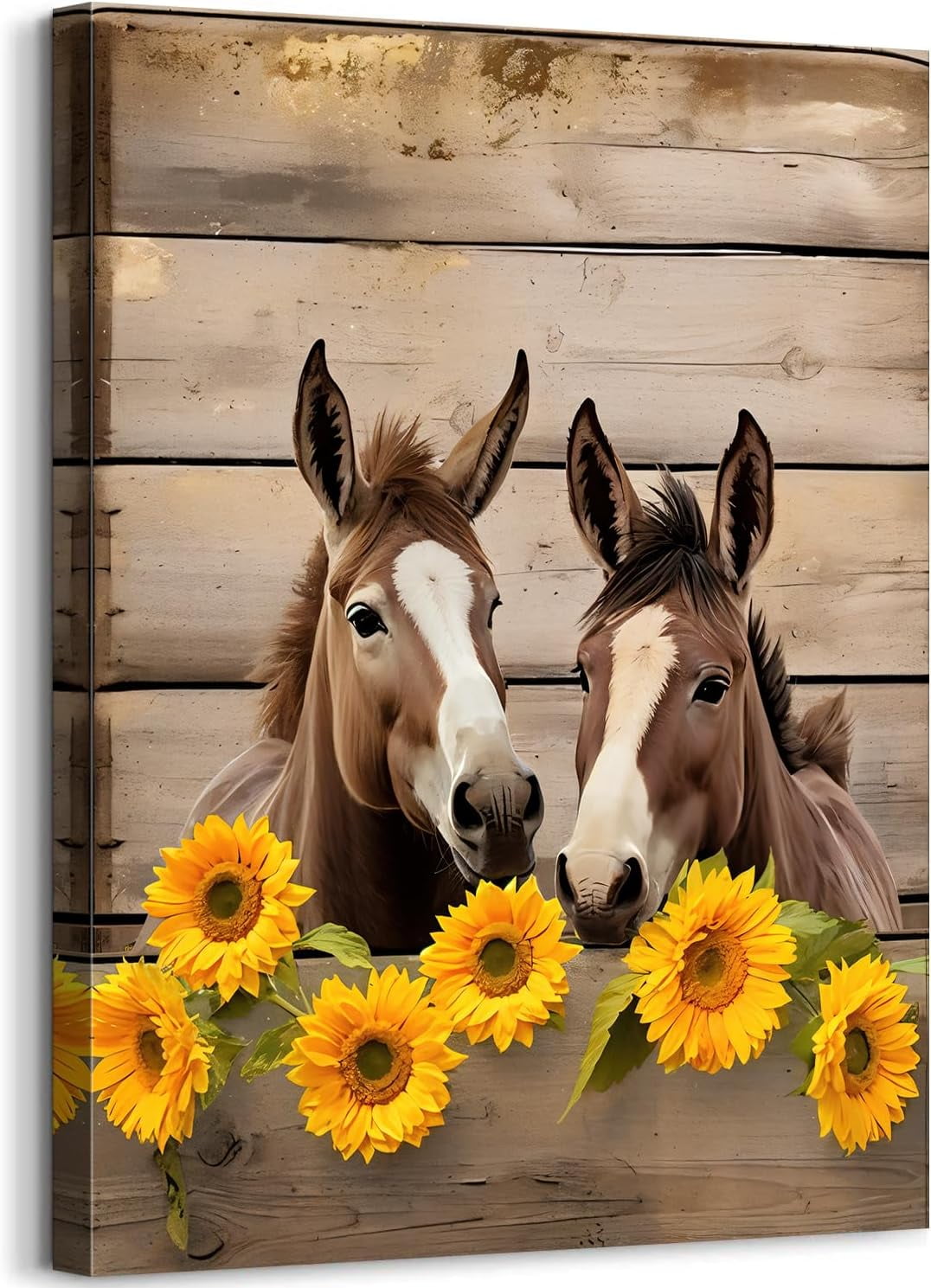 ASPORIC Wildlife Whitetail Mule Deer Wild Animal Fawn Picture Art Print ...