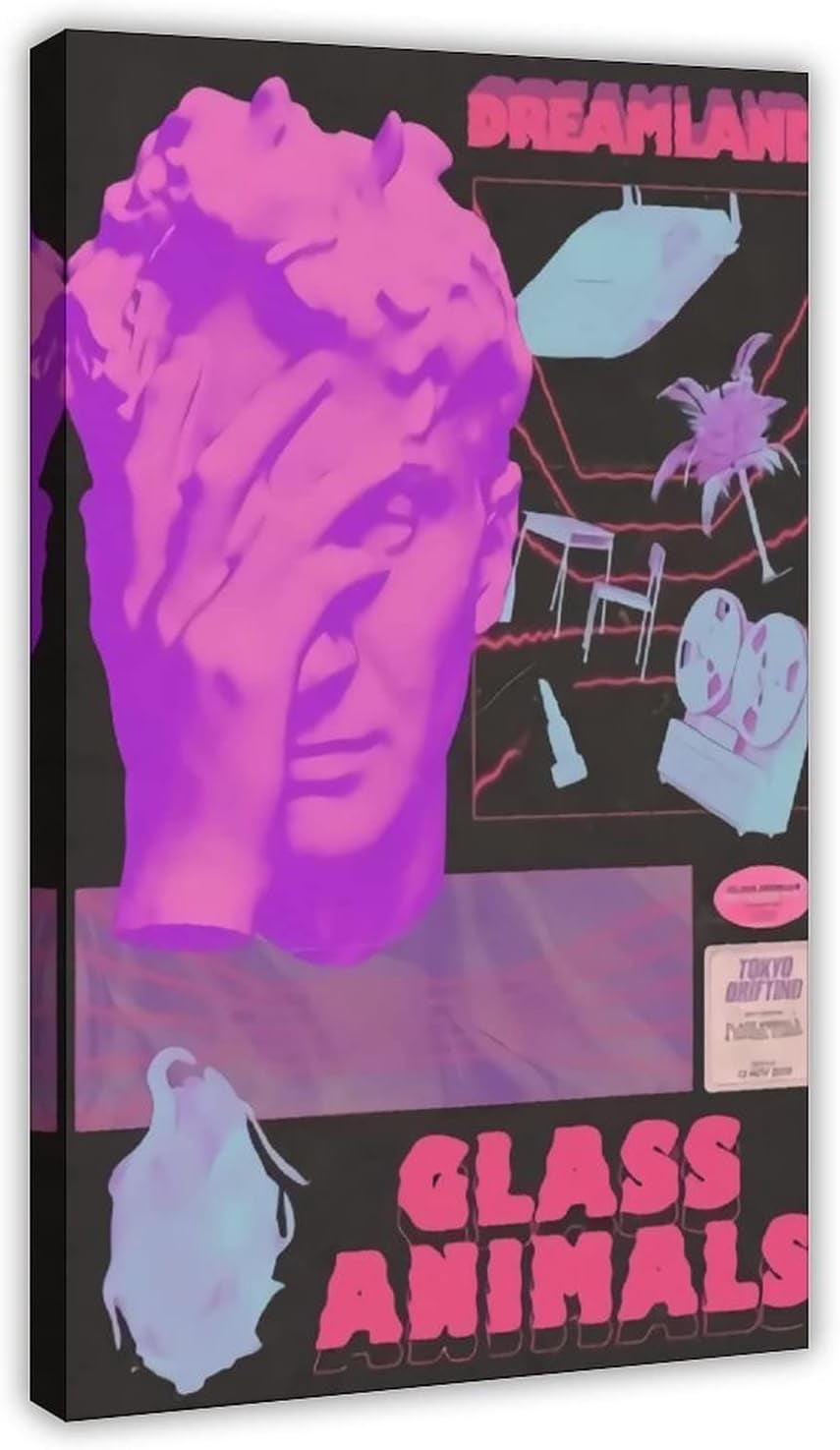 AEFER Glass Animals Album Cover 1 Canvas Poster Bedroom Decor Sports ...