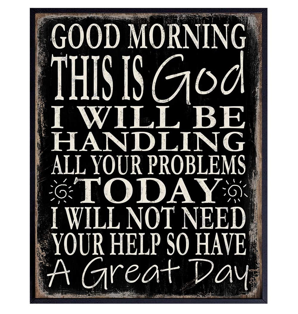 AEFER God Wall Decor Picture - Faith Wall Decor - Religious Gifts for ...