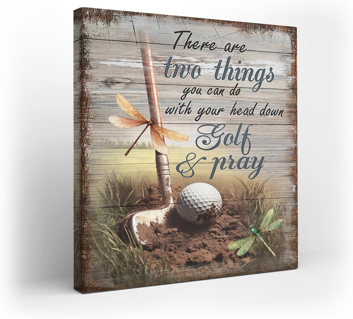 AEFER Golf Canvas Wall Art - Christian Golf Print, Modern Artwork Decor ...