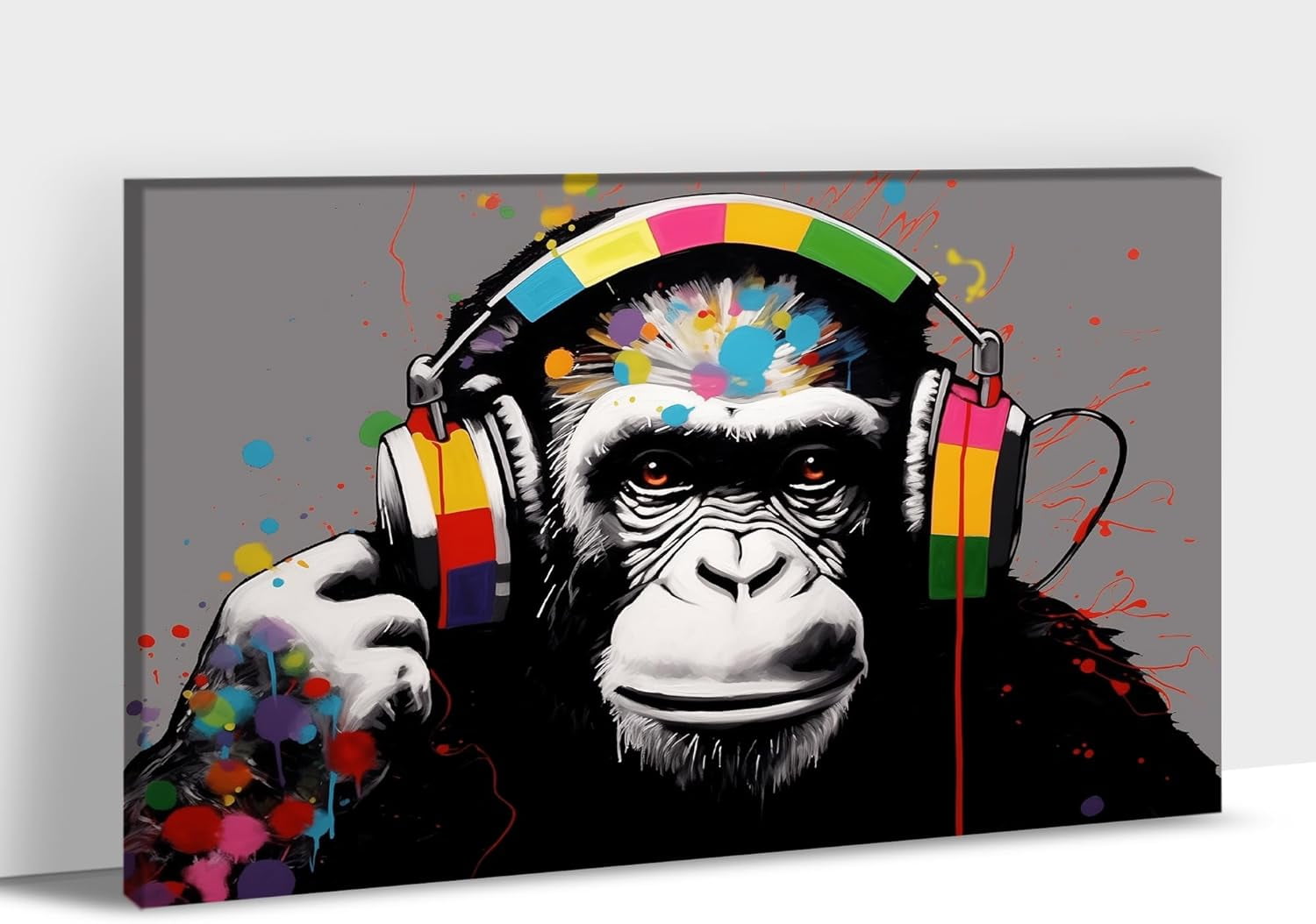 AEFER Graffiti Canvas Wall Art, Cool Street Art Prints, Modern Pop ...