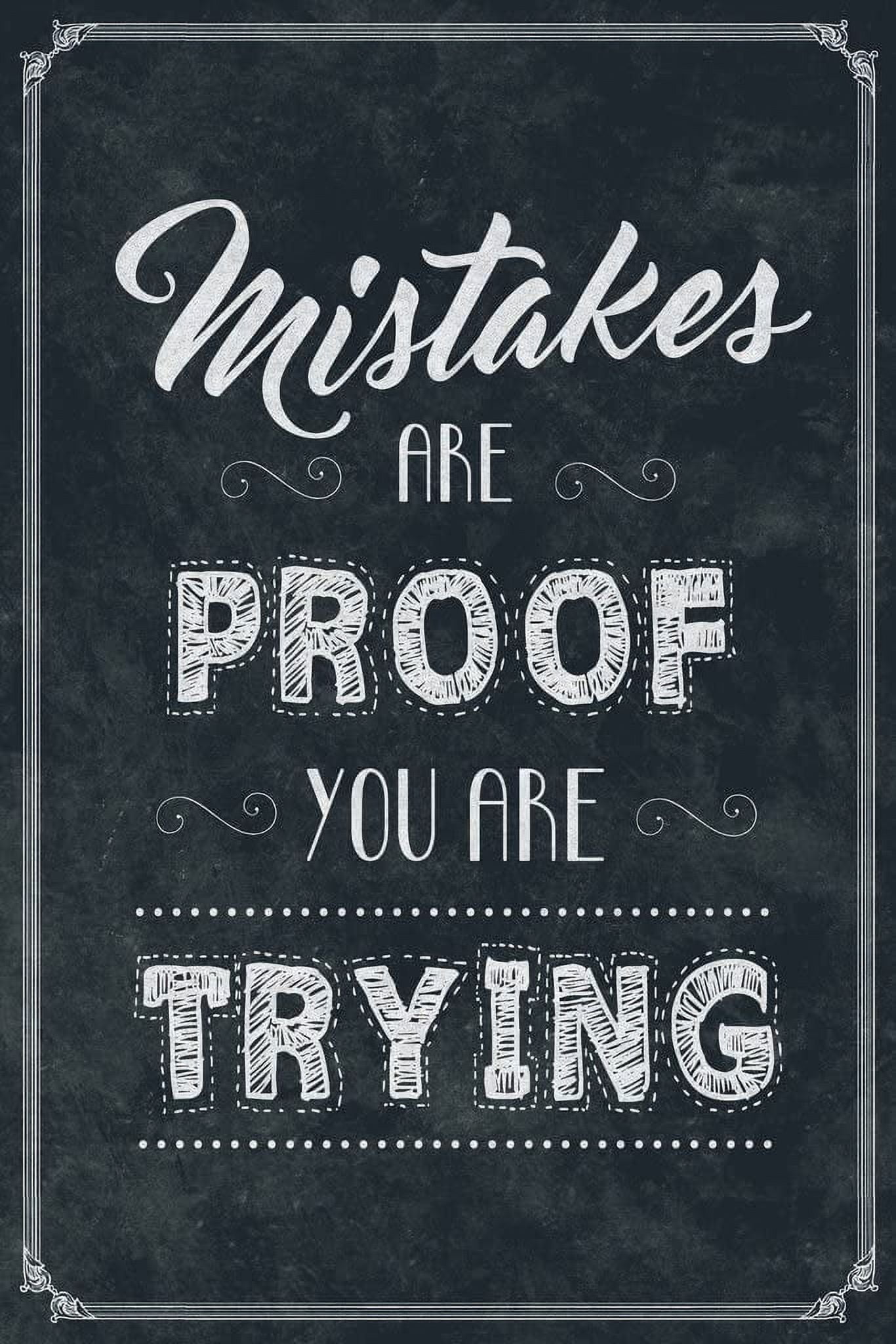 AEFER Growth Mindset Mistakes Poster For Classroom Decoration ...
